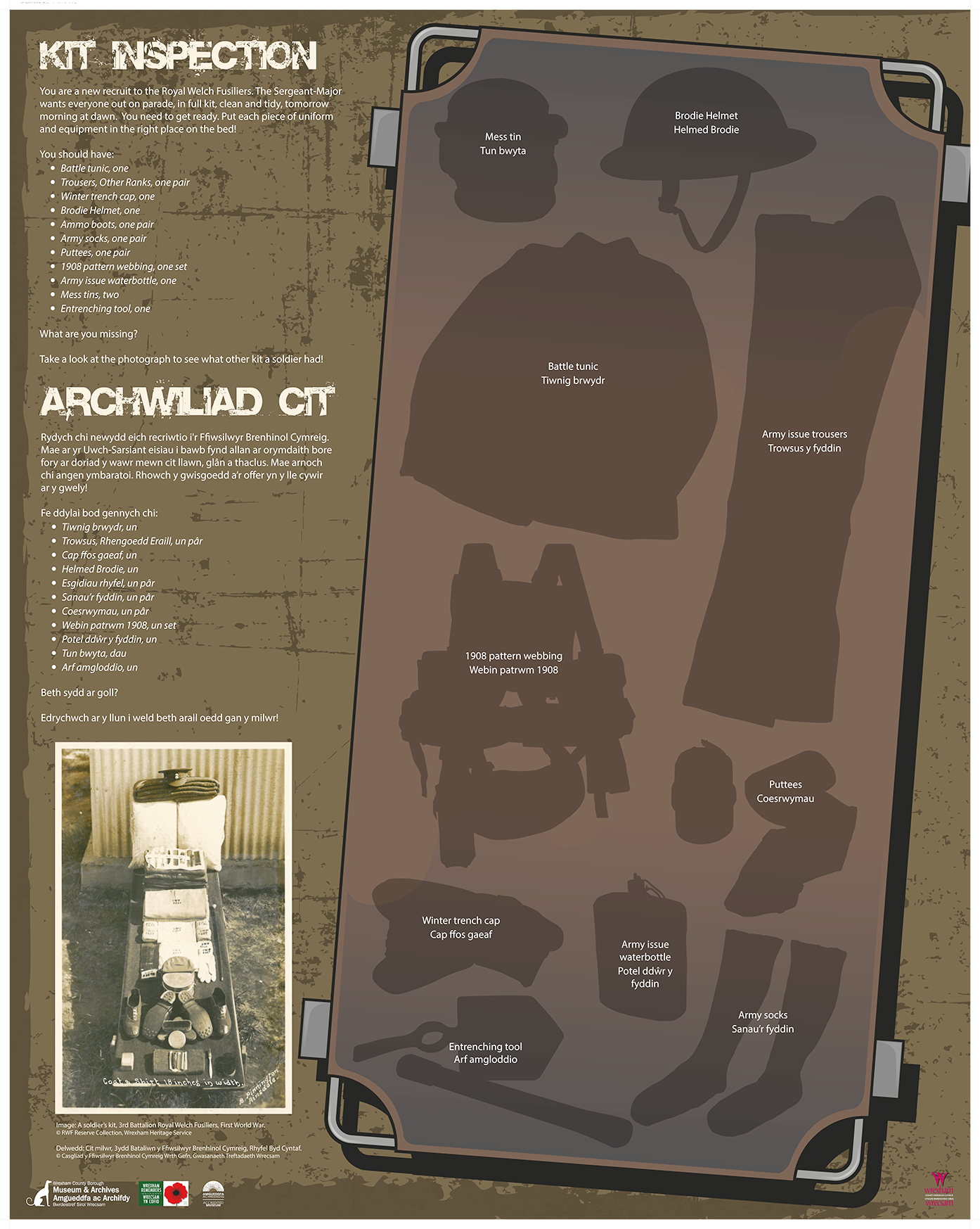 Wrexham County Borough Museum – Illustration & Design